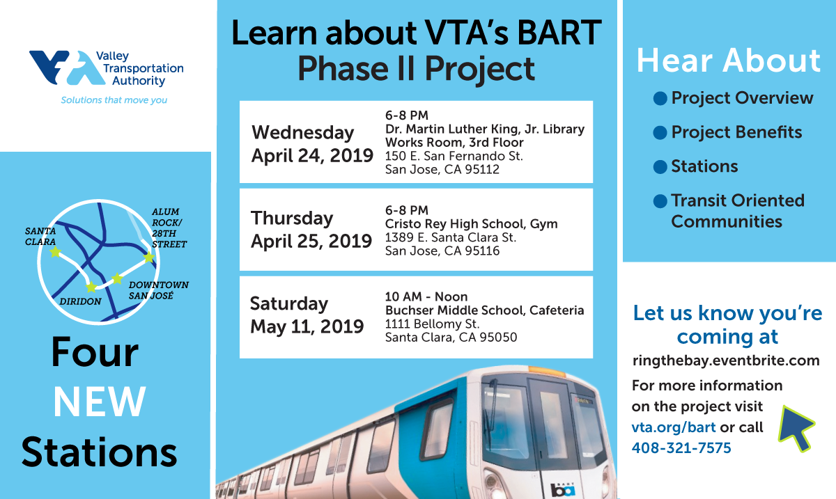 Learn About VTA's BART Phase II Project | VTA